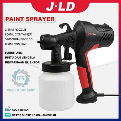 Jual Promo Spraygun Elektrik Jld Tools Spray Gun Semprot Cat Tembok Besi Kayu Motor Mobil