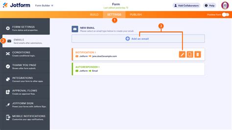 Setting Up Email Notifications