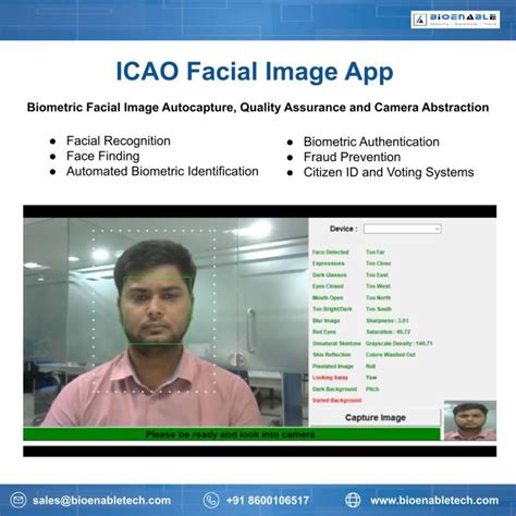 Icaofacialimageapp Passportphotos Technology Bioenable Technologies Pvt Ltd