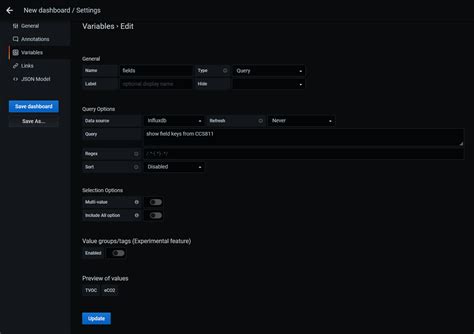 Variable As Field Name Not Working No Data Shown Issue Grafana Grafana GitHub