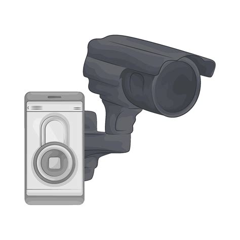 Modern Cctv Camera Illustration 49791866 Vector Art At Vecteezy