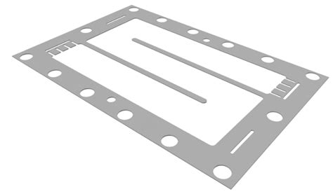 The Image Of The Gaskets Of The Labyrinth Shape For The Dialysis Download Scientific Diagram