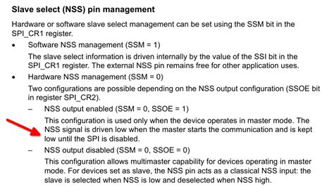 Solved Stm32f105xx Spi2 Does Not Drive Nss Pin High When Stmicroelectronics Community