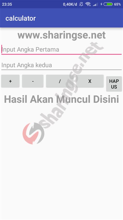 Membuat Aplikasi Kalkulator Sederhana Dengan Android Studio Dunia Belajar