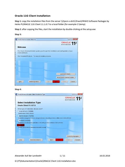how to install oracle thin client odbc x86 pdf system software software