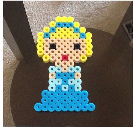 Cinderella Perler Beads By Alexis Bosshammer Iron Beads Fuse Beads Bead Crafts