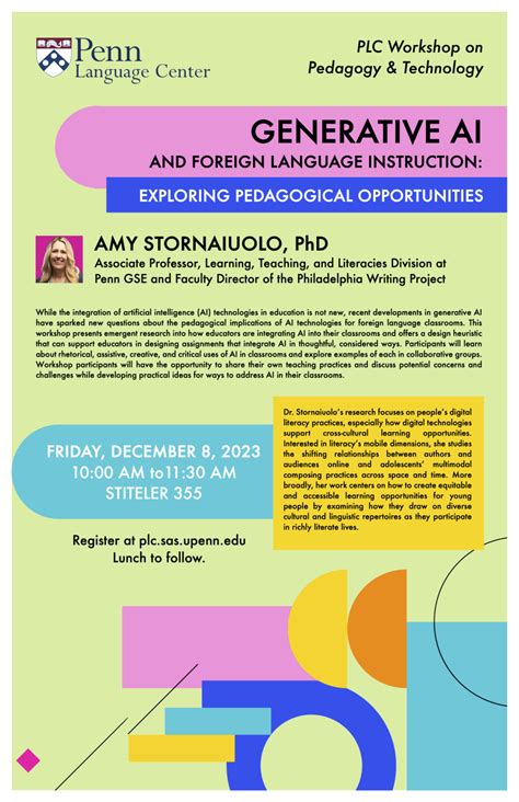 Plc Workshop Penn Language Center