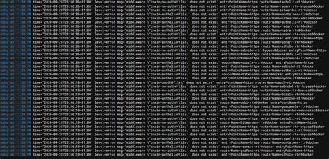 Middleware Redirectfile Does Not Exist In Traefik 23