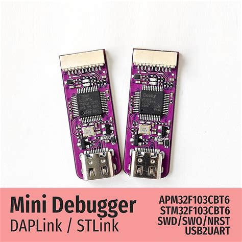 Mini Debugger Daplink Debugger Stm32f103cbt6 Chip Swd Swo Usb To Uart Module Fruugo Uk