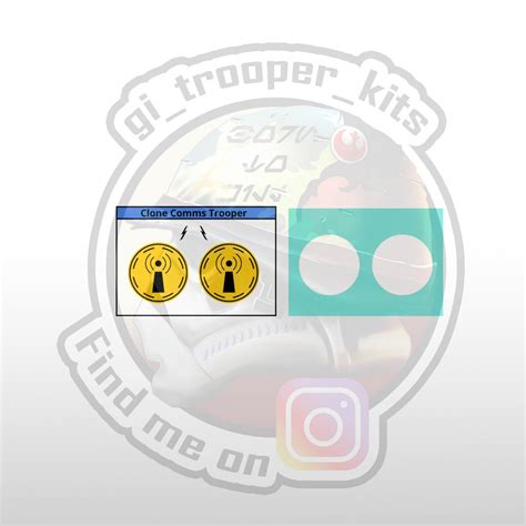 112 Clone Comms Trooper Waterslide Decal Etsy