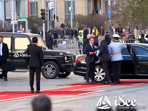 ФОТО Францын Ерөнхийлөгч Э Макроны Монгол Улсад хийж буй төрийн айлчлал эхэллээ Isee Mn