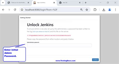 Unlock Jenkins On Windows Testingdocs