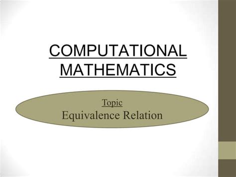 computational maths ppt