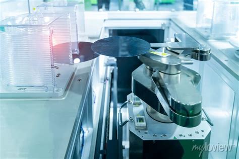 Silicon Wafers And Microcircuits With Automation System Control • Wall Stickers Work Wafer