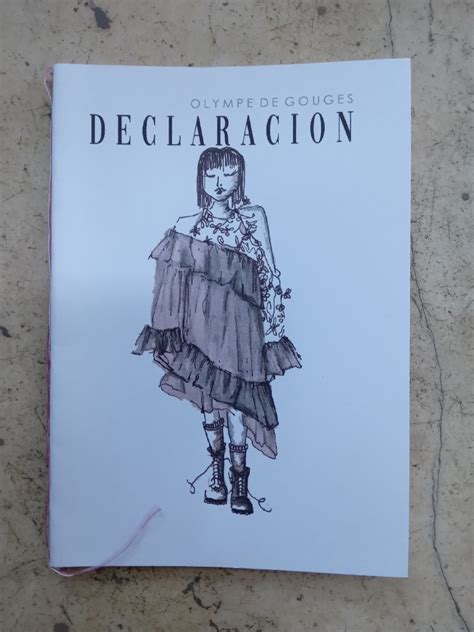 Declaracion Olympe De Gouges Microgalería