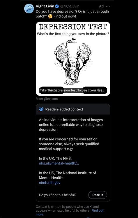 Depression Test R Communitynotes