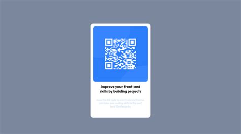Frontend Mentor Qr Code Using Html And Css Flexbox Coding Challenge