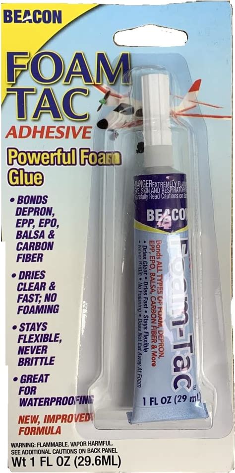 Beacon Adhesives Foam Tac 29ml Adhesive 10 X 20 X 2 Cm