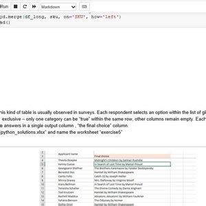 Excel Exercises Solved With Python Etsy Uk