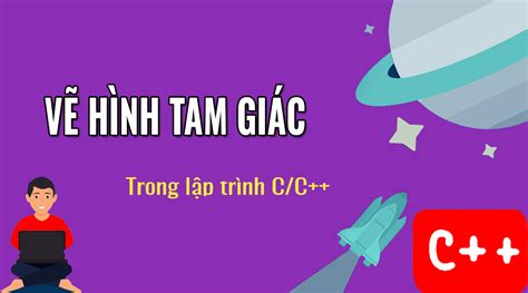 Vẽ hình tam giác trong lập trình C C