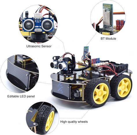 KEYESTUDIO Smart Car Robot Kit For Arduino Uno R India Ubuy