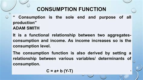 Theory Of Consumption Pptx