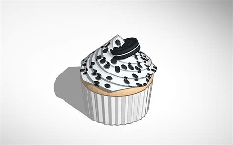 3d Design Oreo Cupcake Tinkercad