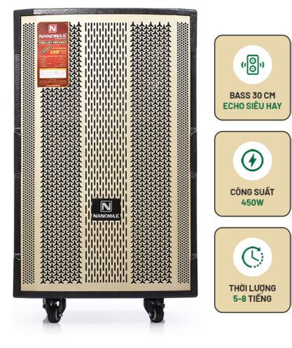 Loa K O Nanomax S Bass Cm W Karaoke Bluetooth