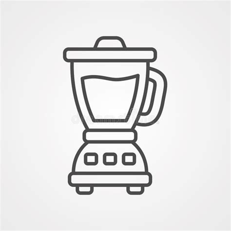 Blender矢量图标符号 库存例证 插画 包括有 概念 烹调 食物 汁液 榨汁器 设计 要素 157852232