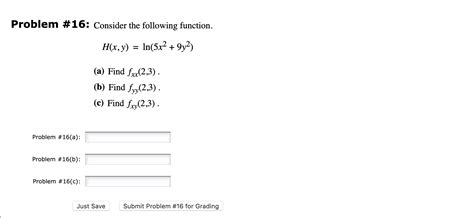 solved problem 16 consider the following function h x y