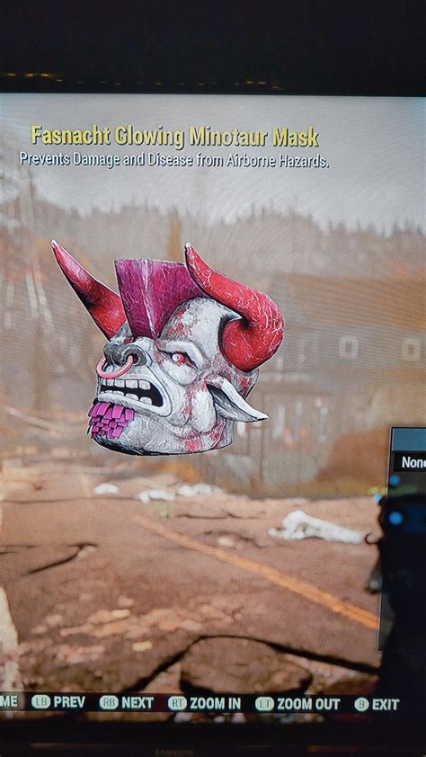 H Glowing Minotaur Mask W Offers Rmarket76