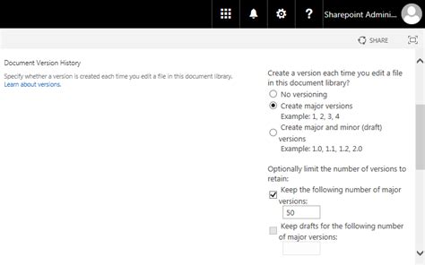 Sharepoint Online Enable Versioning On All List And Libraries Using Powershell Sharepoint Diary