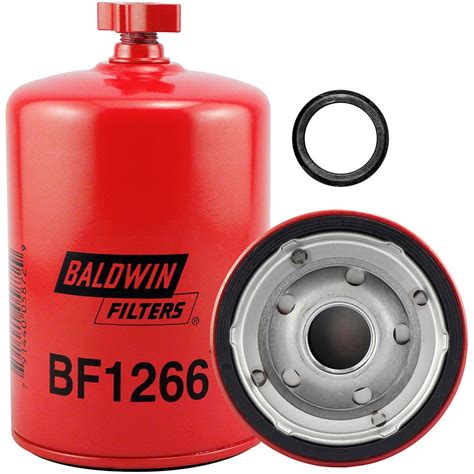 Bf1266 Baldwin Fuelwater Separator Spin On With Drain Filter Discounters