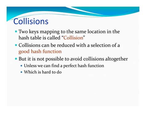 Data Structure And Algorithm Hashing Collision Resolving Strategirs Ppt