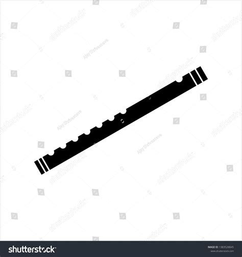 Flute Icon Vector Art Illustration