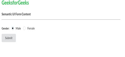 Semantic Ui Form Content Geeksforgeeks Semantic Ui Form Content Geeksforgeeks