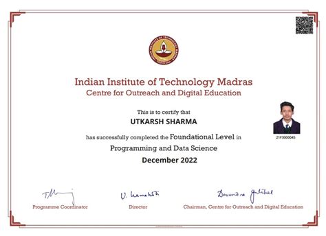 Utkarsh Sharma On Linkedin Datascience Programming Python Iitm