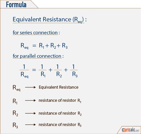 Parallel Circuit Equation Equivalent Resistance Circuit Diagram