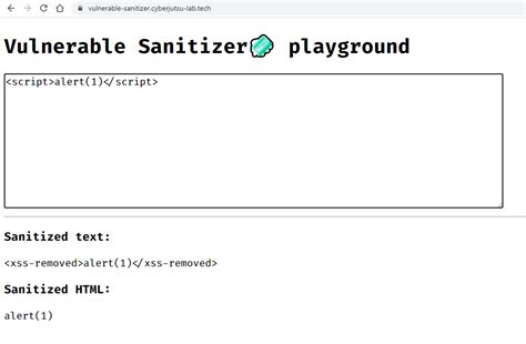 Html Sanitizer Vs Xss Case Study
