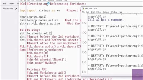 3 Managing Worksheets And Data In Spreadsheetsworksheet Object Coding Xlwings Python