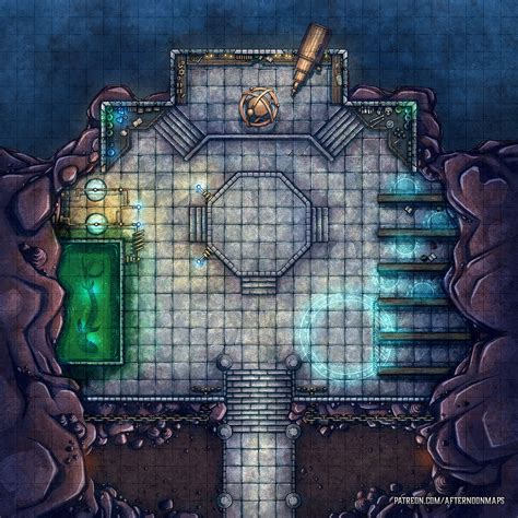 Battlemap The Alchemists Workshop 30x30 Scrolller