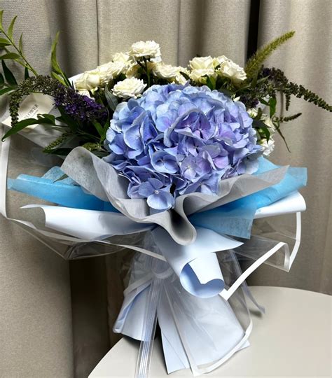 인천가정동 시들지않는 꽃 프리저브드 플라워가 있는 루원시티 꽃집 ‘제이알플라워가든‘ 수국꽃다발 네이버 블로그