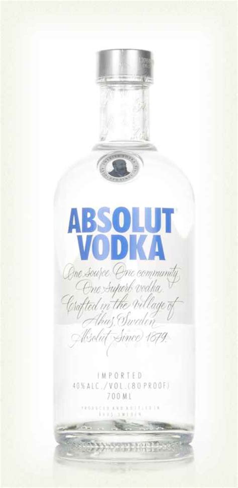 Buy Absolut Blue Vodka 700ml At