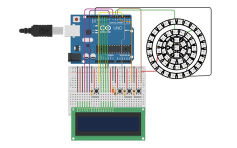 Circuit Design Copy Of Neopixel Ring Tinkercad