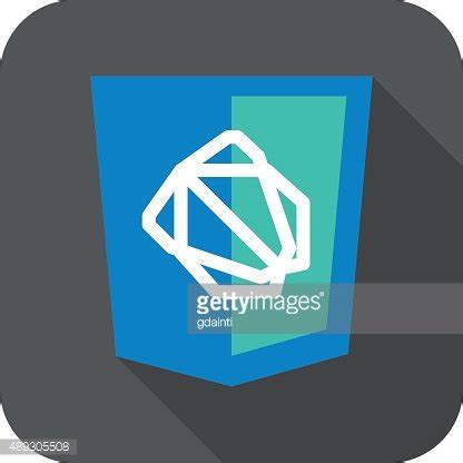 Vector Web Development Shield Sign Js Framework Dart Isolated Royalty Free Vector Stock