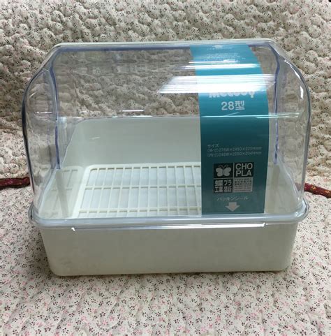 日本製 掀蓋碗籃 碗盤瀝水架 置物盒 28cm 含運費 特價中 Yahoo奇摩拍賣