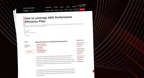How To Leverage Aws Performance Efficiency Pillar 2025 Threatshub Cybersecurity News