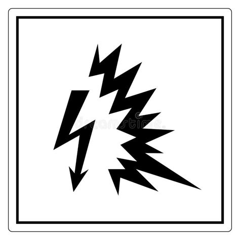 Arc Flash Symbol Sign Vector Illustration Isolate On White Background Label Eps10 Stock
