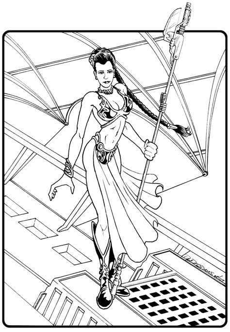 Slave Leia By Drawntoperfection On Deviantart