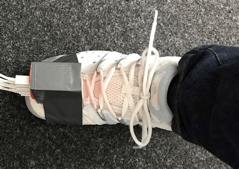 Six Xsens Sensors Mounted On The Foot Of The Pedestrian A Top View